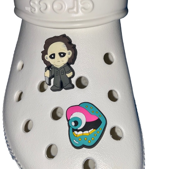 Jibbitz | Accessories | Crocs Shoe Charms Halloween Michael Myers The ...